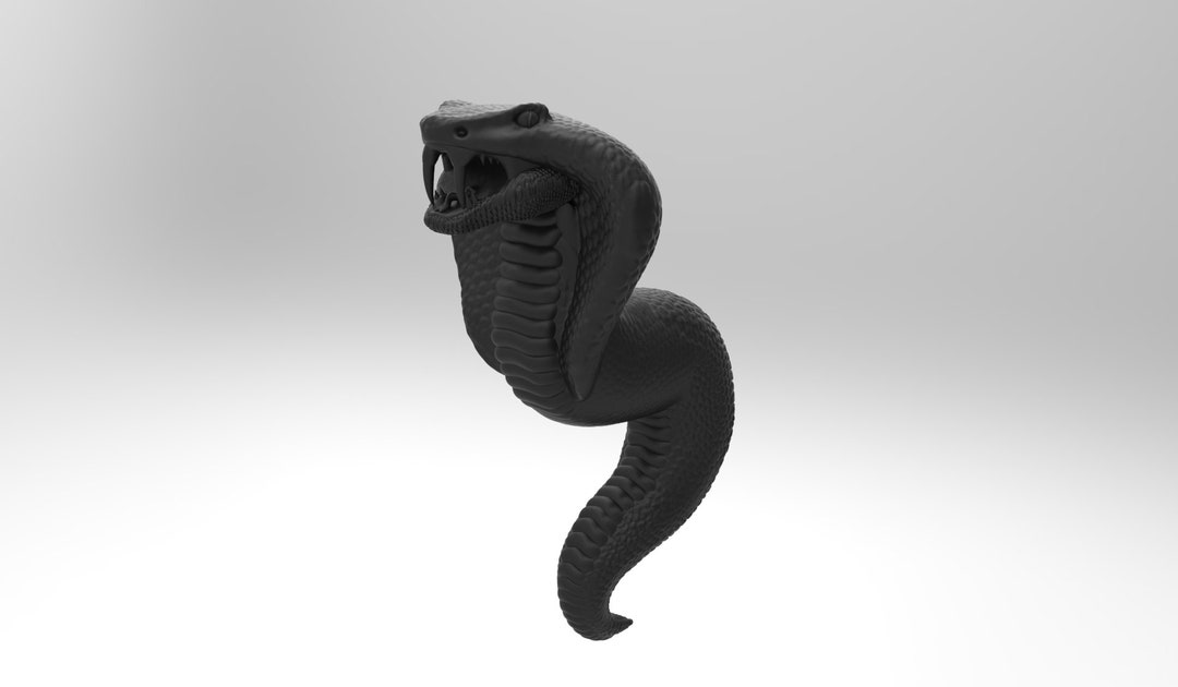 3D Printed Pair of Cobra Snake Plugs - Etsy
