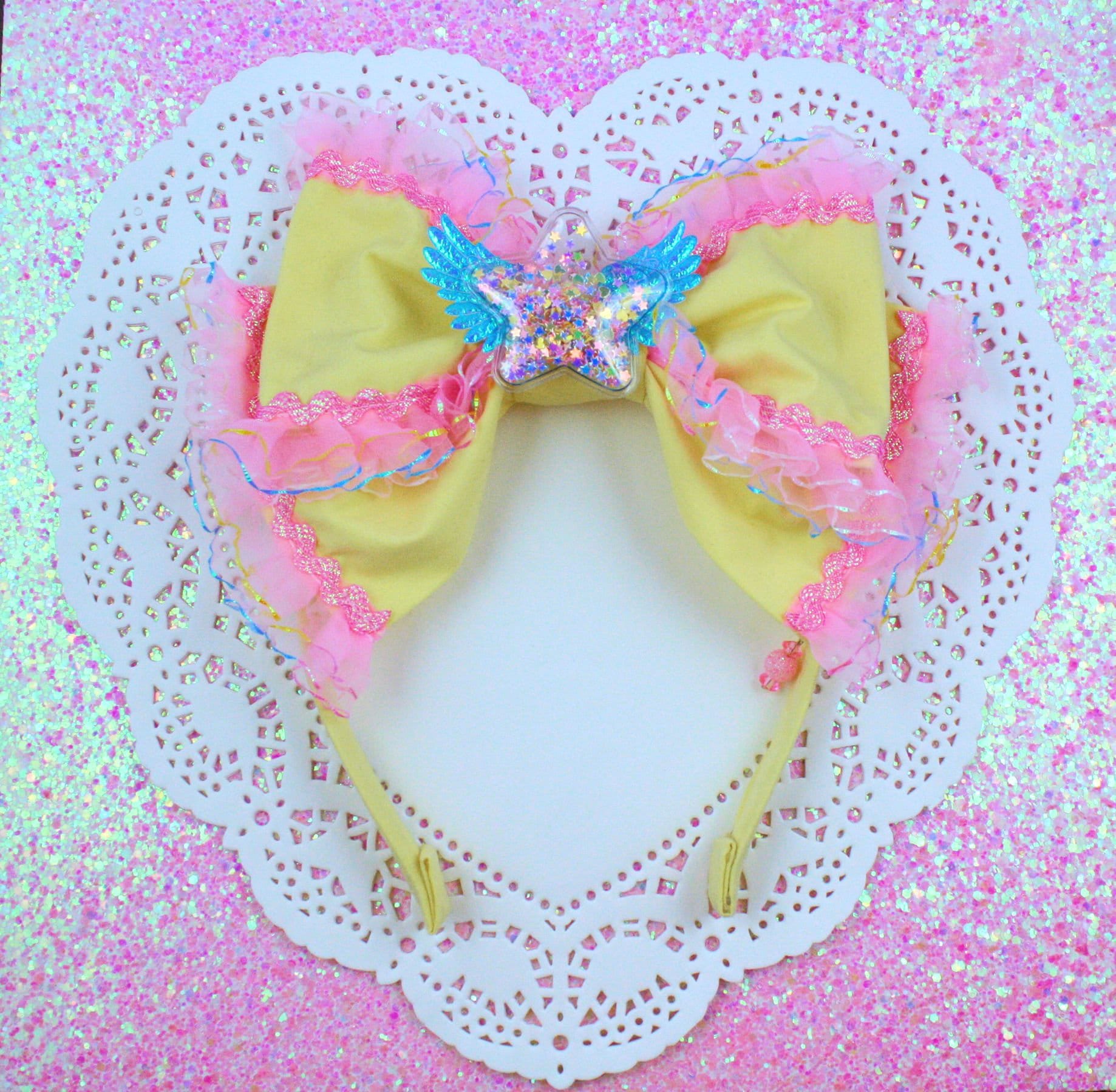 MADE TO ORDER Alice Bow-lolita Headbow-gothic Lolita Bow-lolita Hair ...