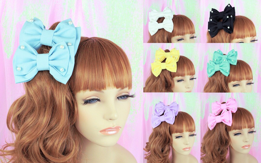 Alice Bow-lolita Headbow-mini Bow-gothic Lolita Bow-lolita - Etsy