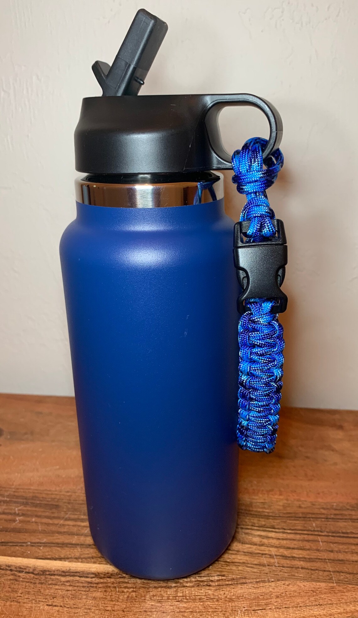 Hydro Handle Water Flask Handle Fog Cobalt and Watermelon | Etsy