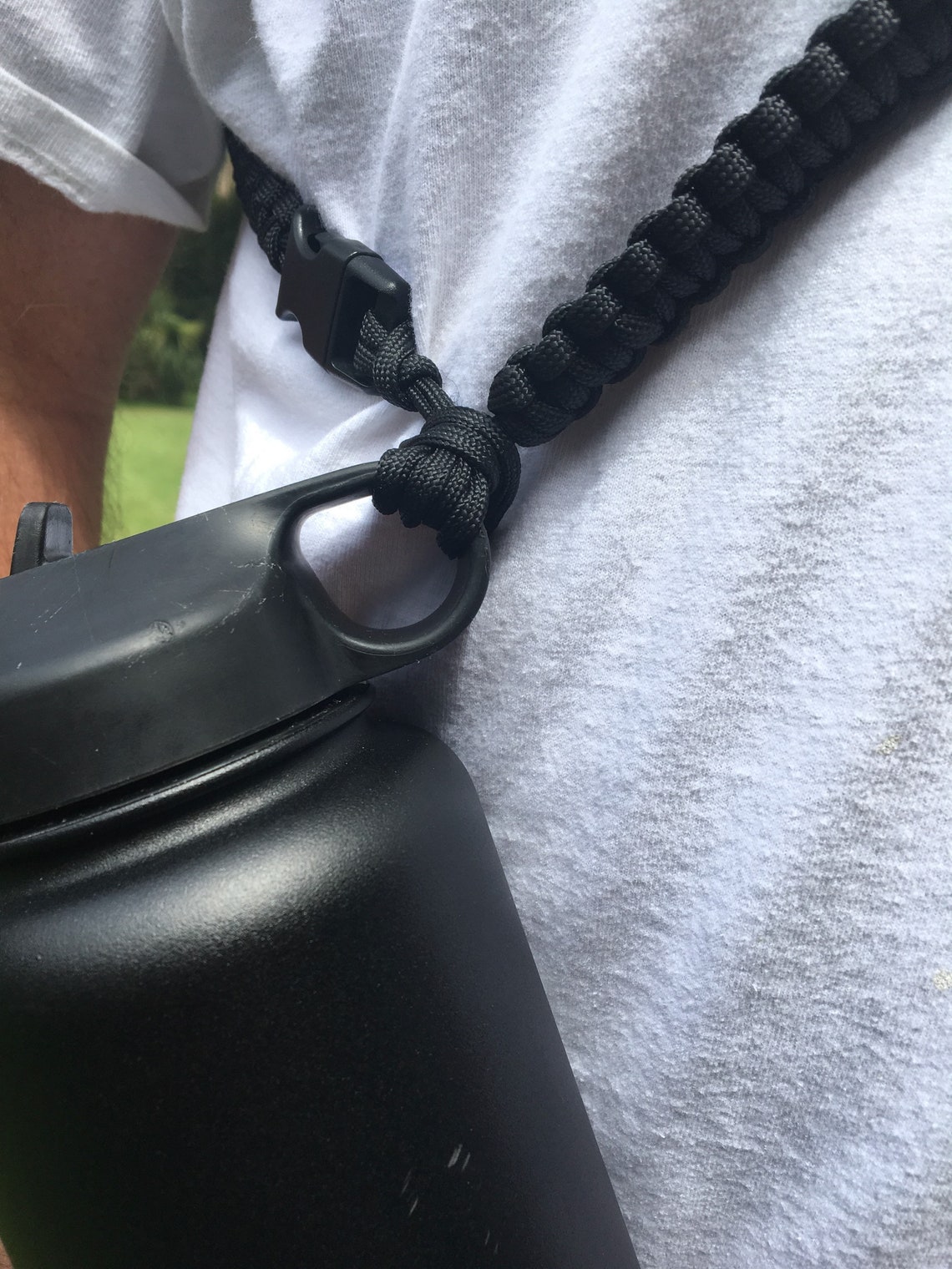 Hydro Handle, Water Flask Handle Sports Cap Wide Mouth, Flask Paracord ...