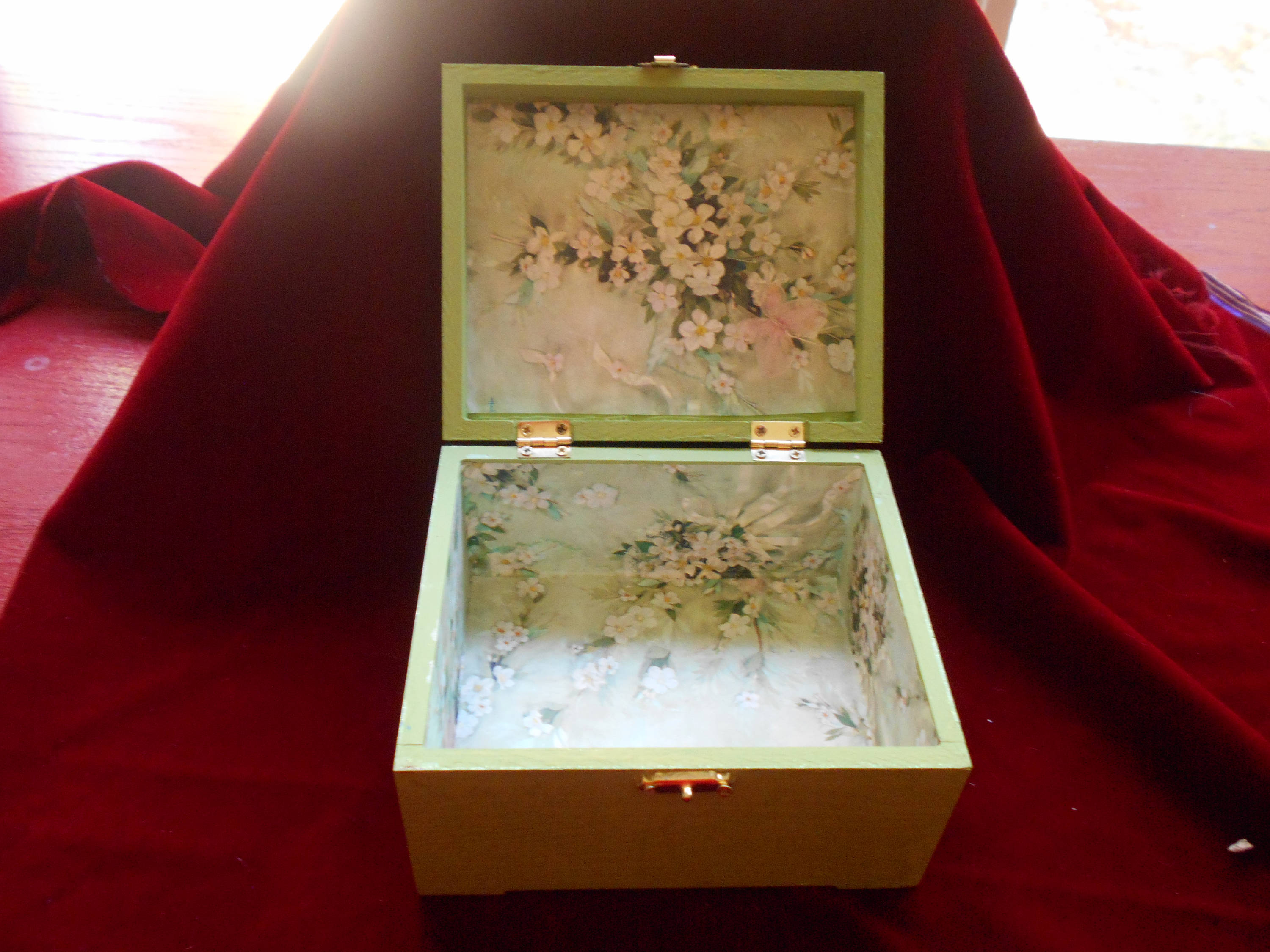 Vintage Postcard Bible Verse Wooden Box - Etsy