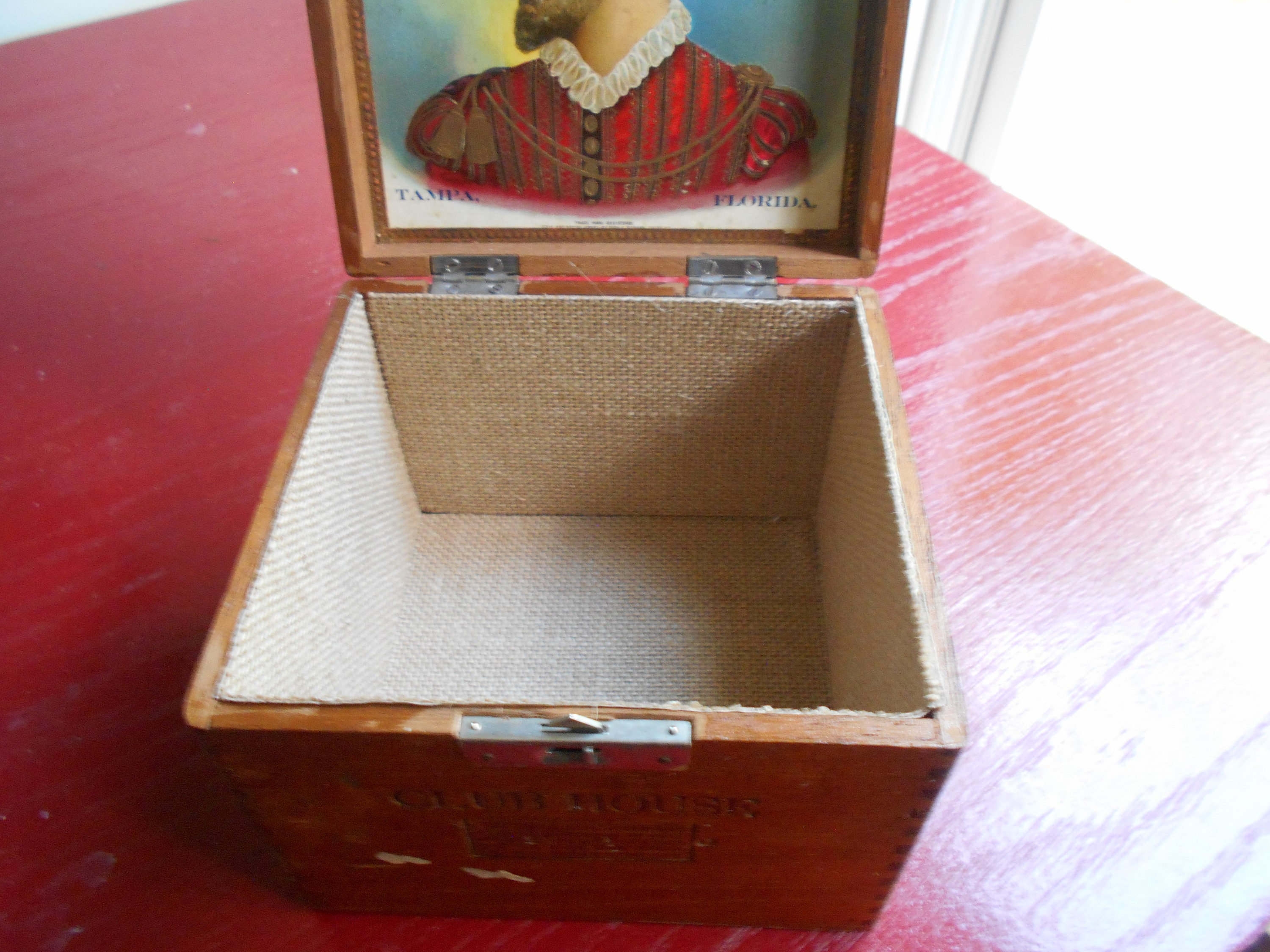 Rustic Cigar Box With Vintage Postcard - Etsy