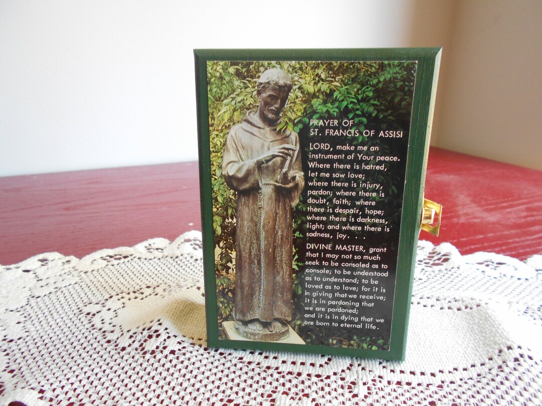 Francis of Assisi Holy Box - Etsy