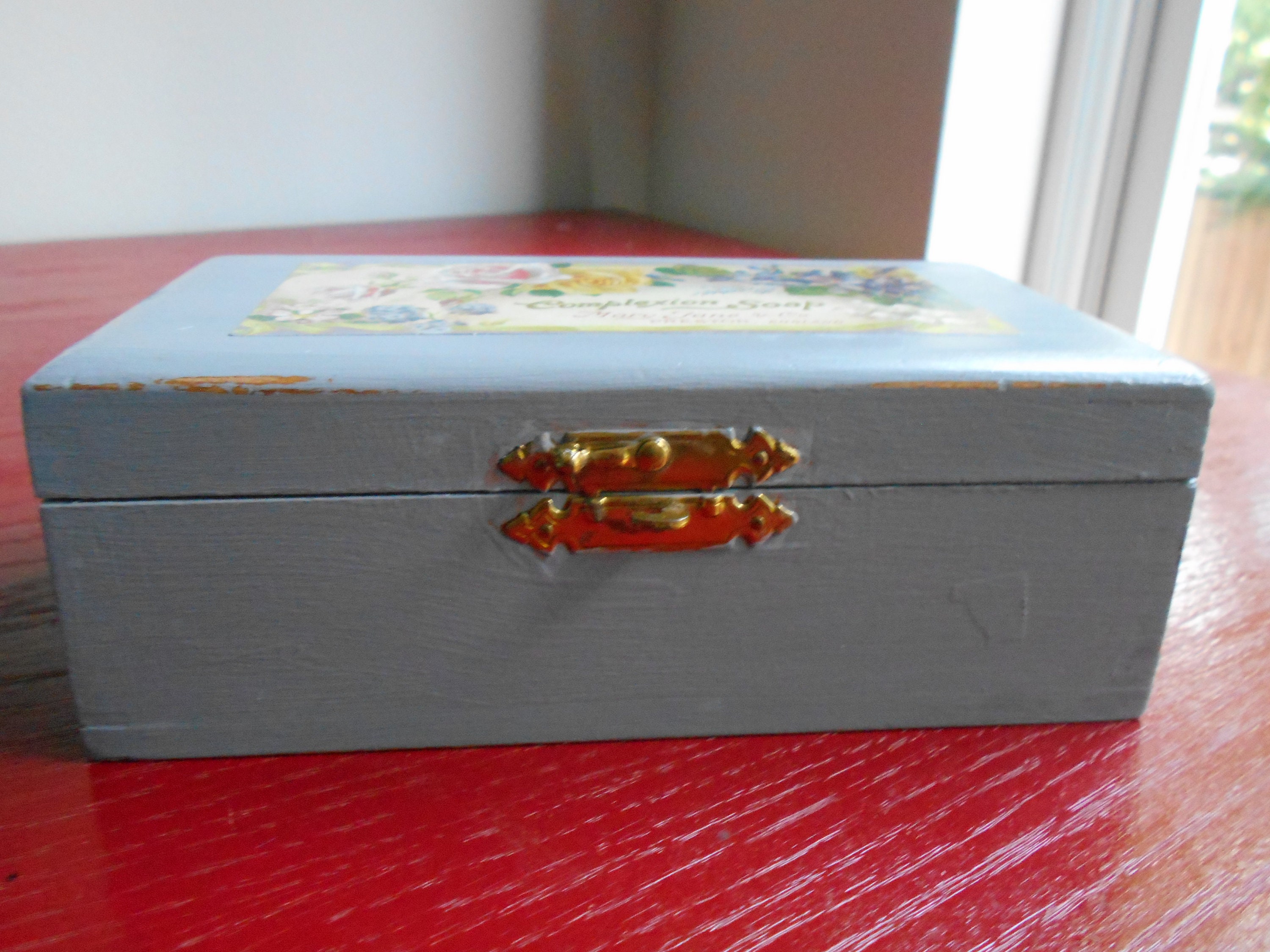 Upcycled Wooden Box With 6 Sections - Etsy