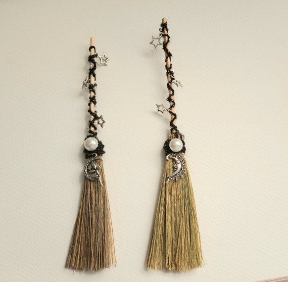 Moon Fairy faeries Moon Goddess Wiccan Alter Tool Besom / | Etsy