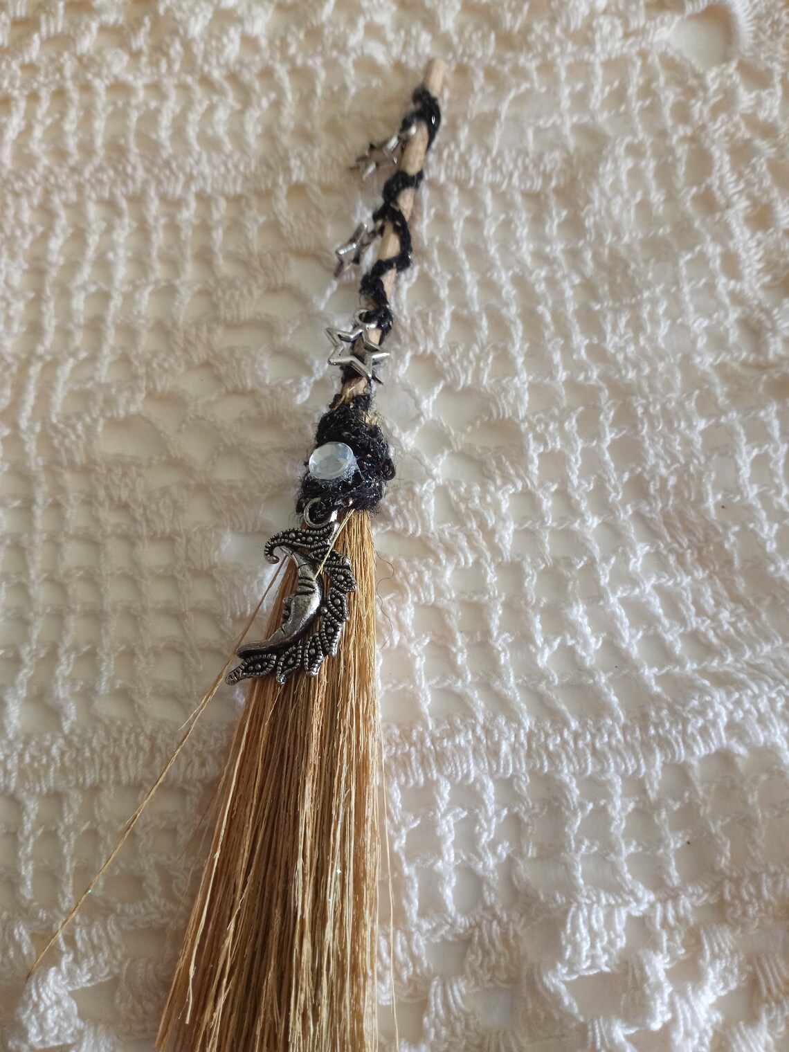 Moon Fairy faeries Moon Goddess Wiccan Alter Tool Besom / | Etsy