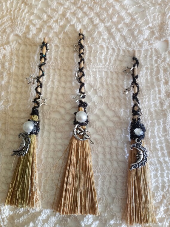 Moon Fairy faeries Moon Goddess Wiccan Alter Tool Besom / | Etsy