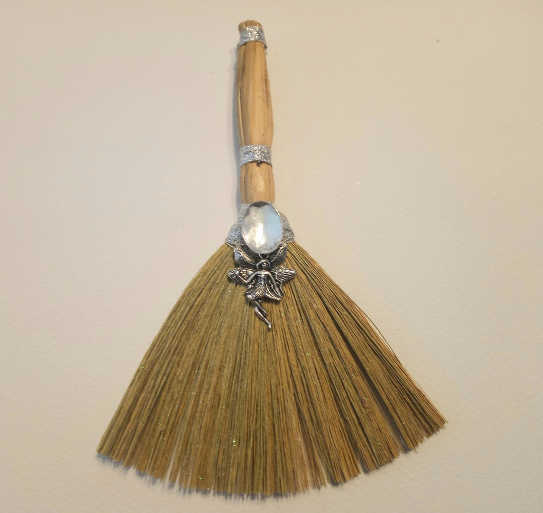 Fairy Bessom, Fairy Broom, Fairy, Earth Fairy Broom, Wicca, Pagan ...