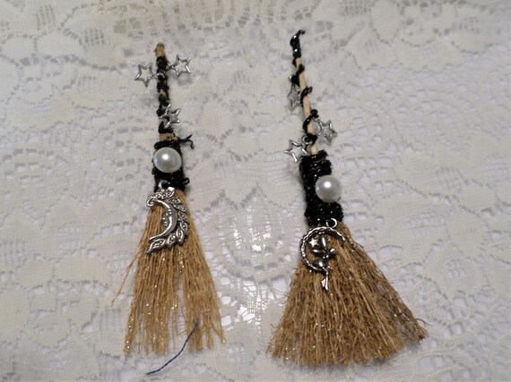 Moon Fairy faeries Moon Goddess Wiccan Alter Tool Besom / | Etsy