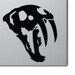 Sabertooth Tiger Skull Macbook Laptop Car Decal - Etsy