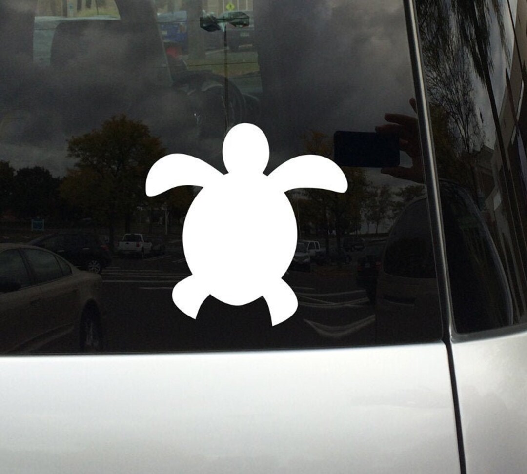 Sea Turtle Swimming - Vinyl Decal Sticker Custom Colors and Sizes ...