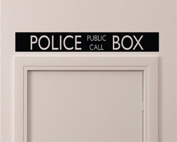 Police Public Call Box Telephone Bedroom Closet Door Black | Etsy Canada