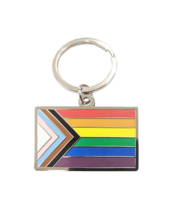 Progress Pride Flag LGBTQ POC Transgender Flag 1.75 inch | Etsy