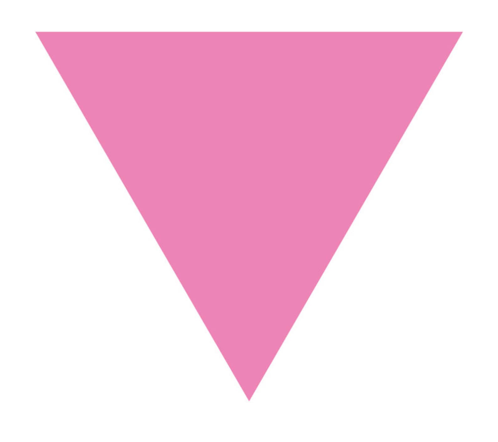 Pink Triangle Gay and Lesbian LGBT Support Pride Symbol | Etsy