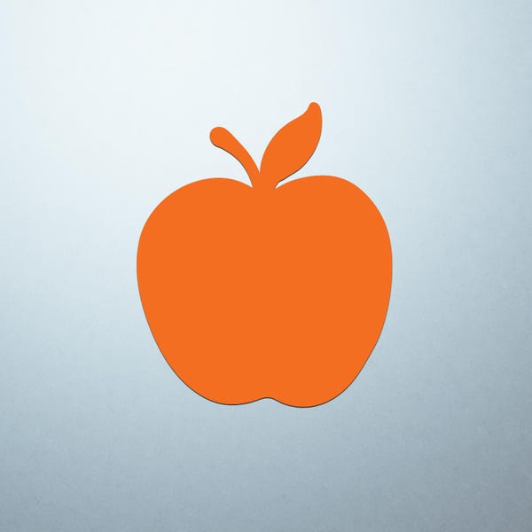 Orange Apple Logo - Etsy