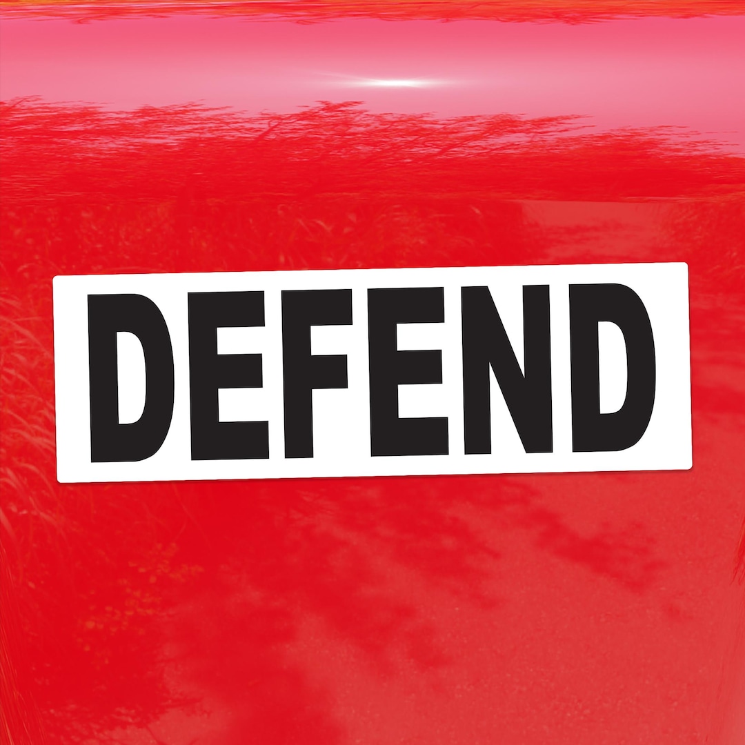 Defend Protest Vinyl Decal Vibrant Social Justice Sticker for Cars ...