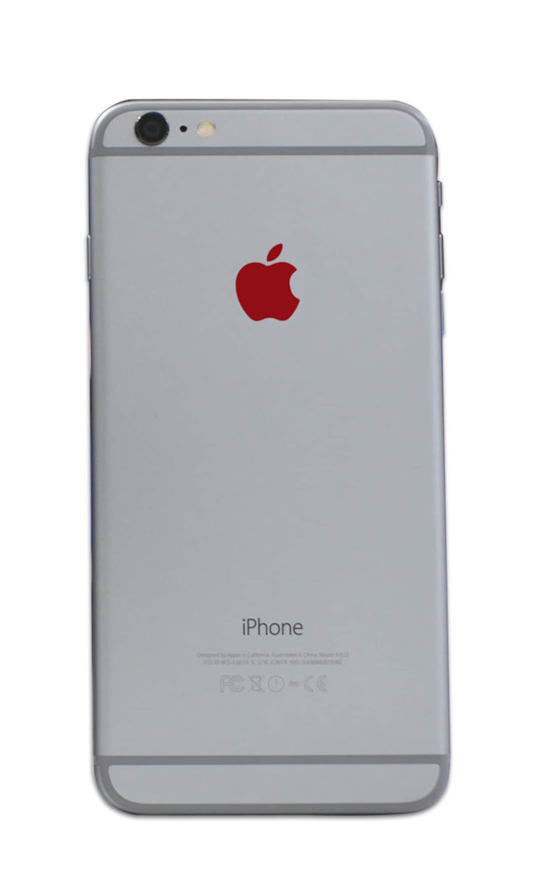 Dark Red iPhone Apple Color Changer Decal - Vinyl Decal Sticker Phone ...