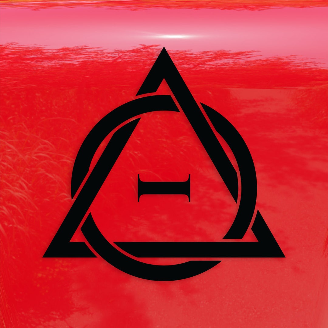 Therian Symbol Decal – Spiritual Vinyl Sticker for Cars, Laptops, and ...