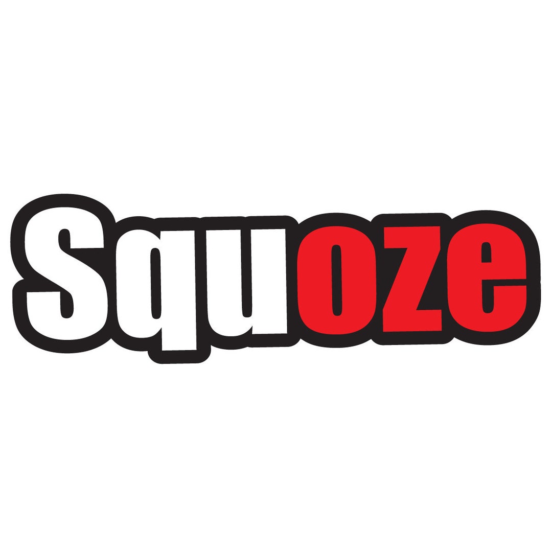 Squoze Red and White Vibrant Color Vinyl Decal - Etsy
