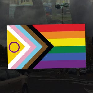 Intersex Progress Pride Flag LGBTQIA+ POC Transgender - Vibrant Color ...