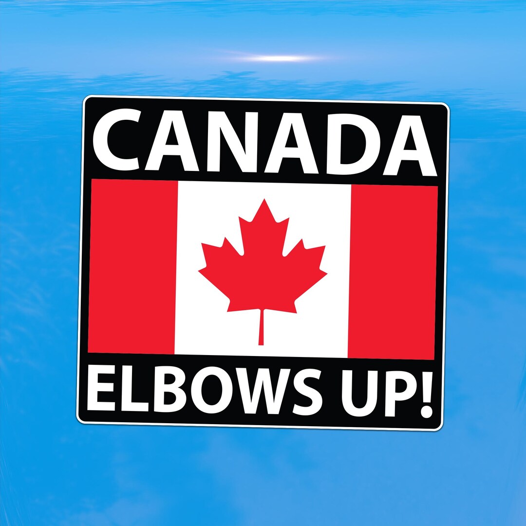 Canada Elbows up Decal - Resist Tyranny - Vinyl Sticker for Cars ...
