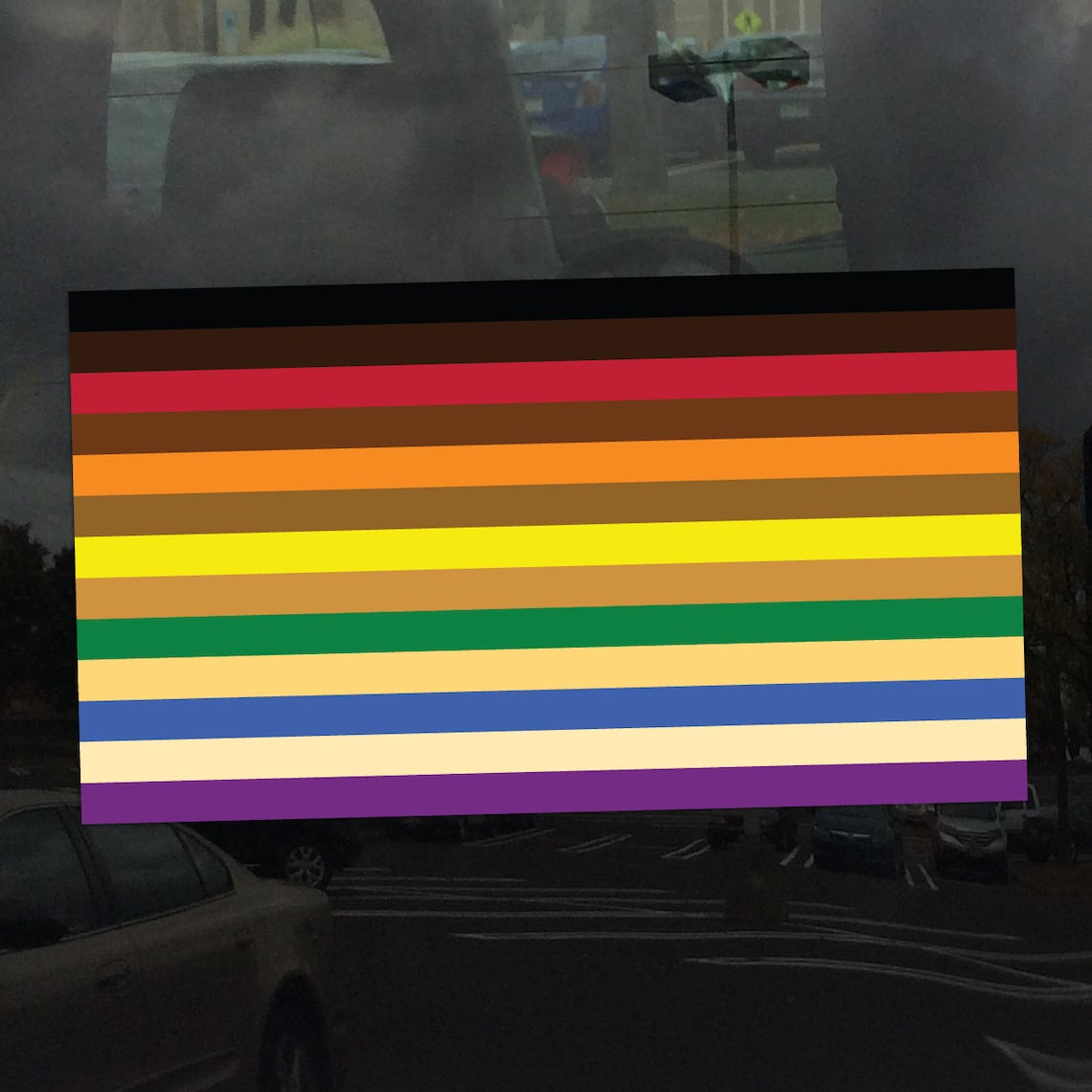 LGBTQ Skin Gradient Pride Flag POC Inclusive Vibrant Color - Etsy