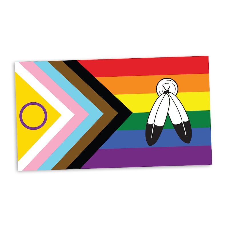 Two Spirit Intersex Progress Pride Flag LGBTQIA POC - Etsy