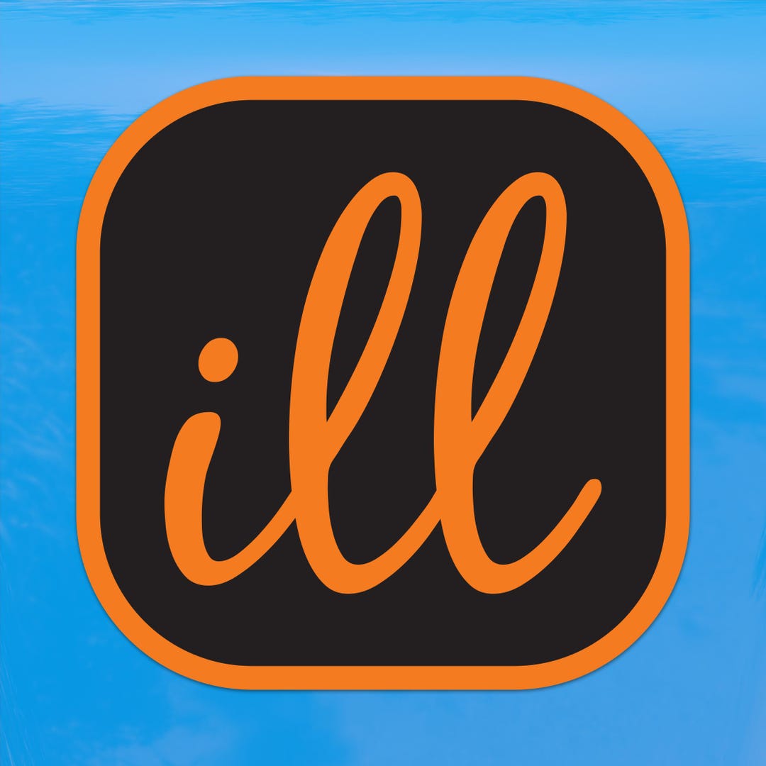 Ill Graphic Designer Logo Sticker - Vinyl Decal for Indoor & Outdoor ...