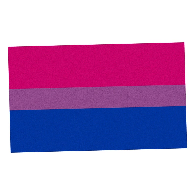 Reflective Bi Bisexual Flag - LGBT Rights Support Pride Symbol ...