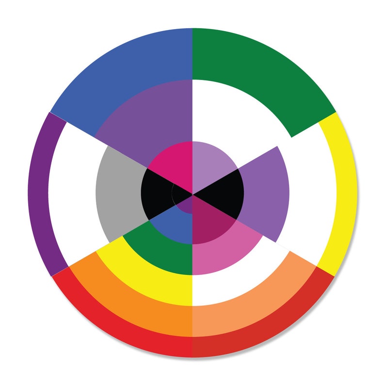 Pie Chart Pride Flag Bisexual Nonbinary Genderqueer Lesbian - Etsy