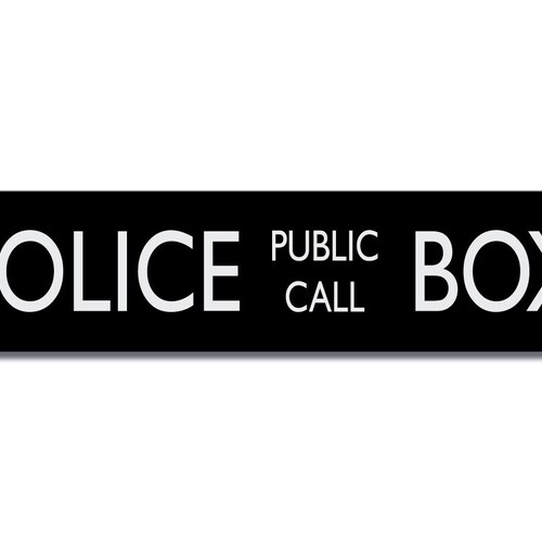 Police Public Call Box Telephone Bedroom Closet Door Black - Etsy