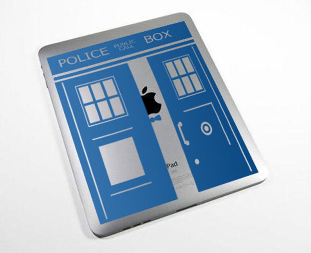 British Police Public Call Box Telephone iPad Tablet Computer Decal - Etsy