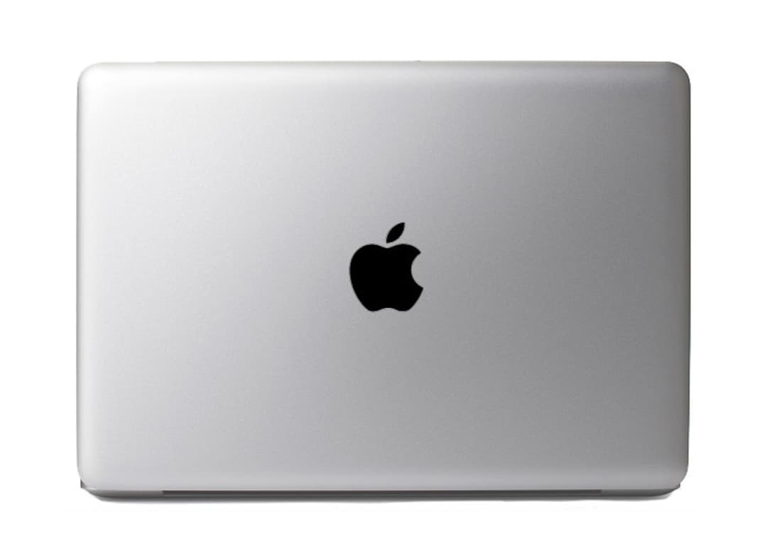 Black MacBook Apple Color Changer Decal - Opaque Vinyl Decal Sticker ...