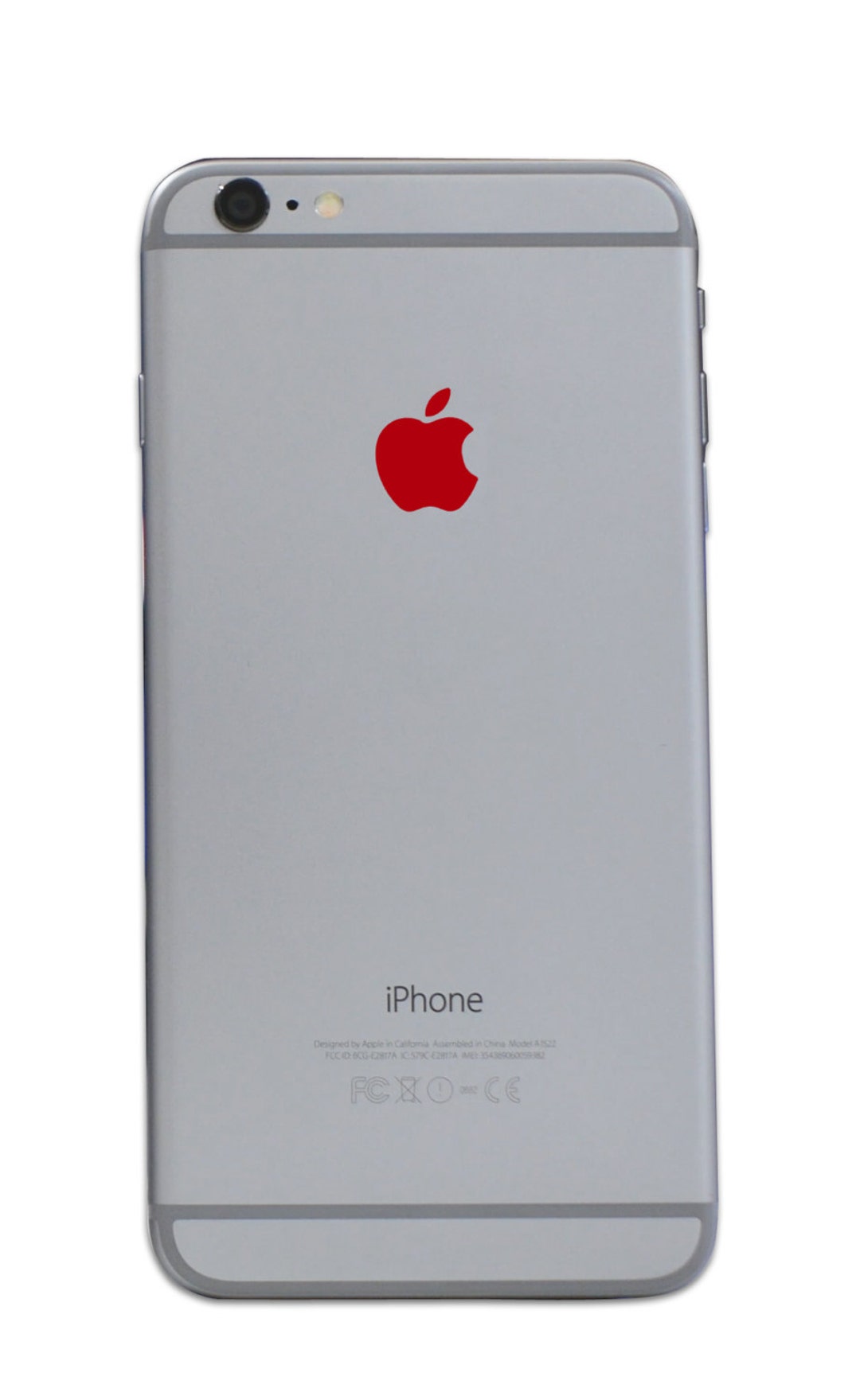 Red iPhone Apple Color Changer Decal - Vinyl Decal Sticker Phone - Etsy