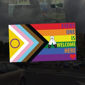 Two Spirit Everyone is Welcome Progress Pride Flag LGBTQIA+ POC ...