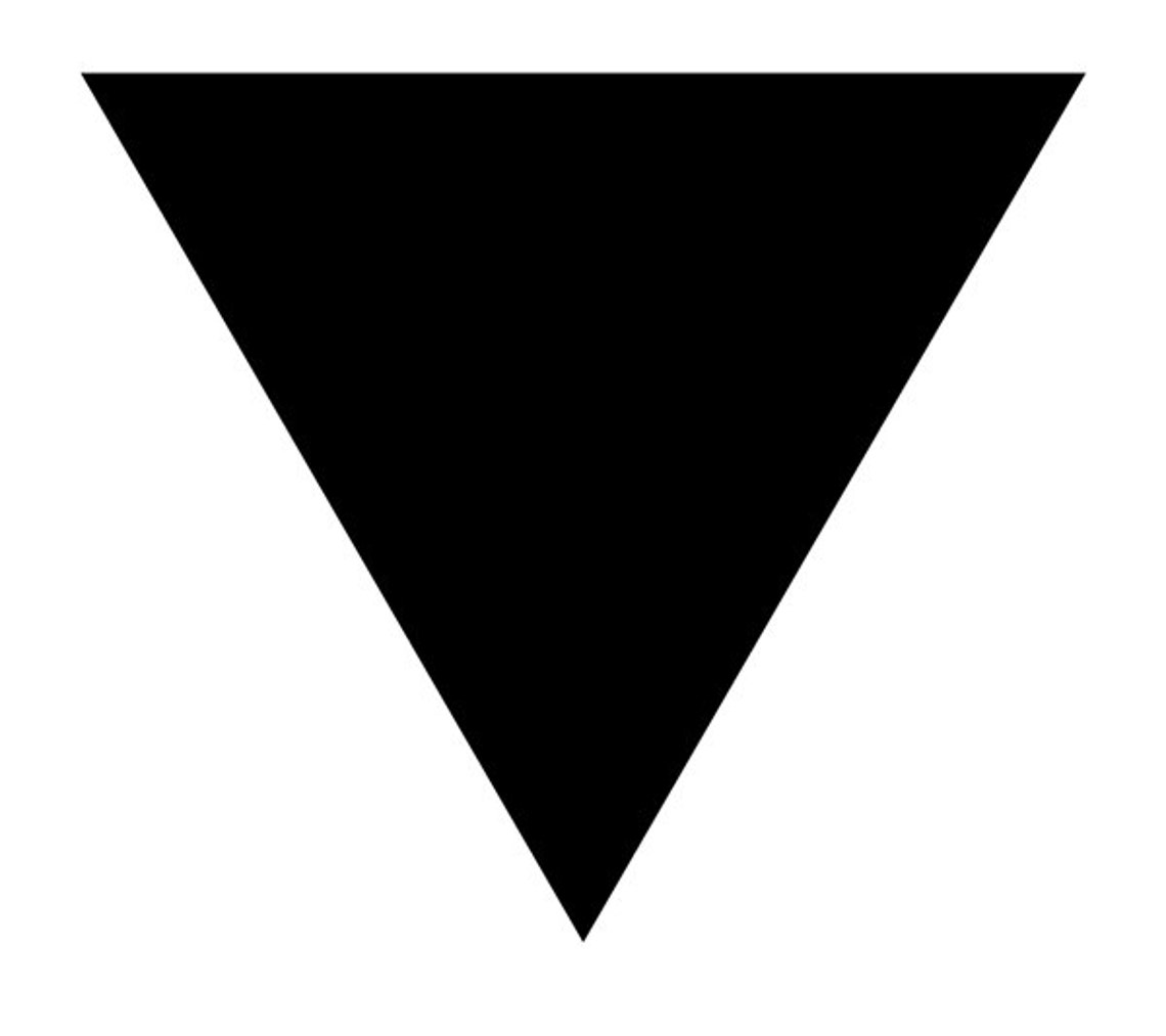 Black Triangle Gay and Lesbian LGBT Support Pride Symbol - Etsy