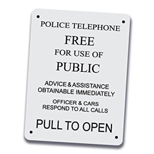 Police Public Call Box Telephone Bedroom Closet Door Black - Etsy