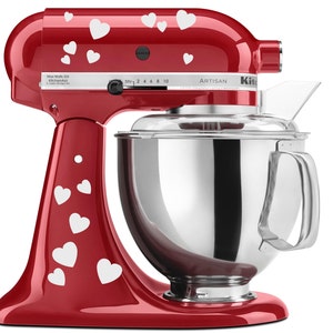Hearts Bae Valentine Pattern - Vinyl Decal Set for Kitchen Mixers - Etsy