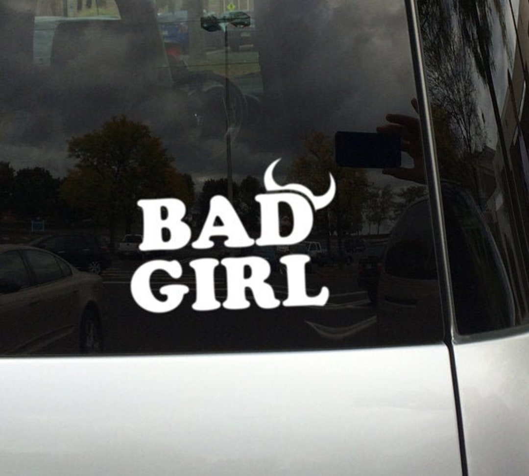 Bad Girl Devilish Lady Symbol Car Window Decal Custom Colors and Sizes ...