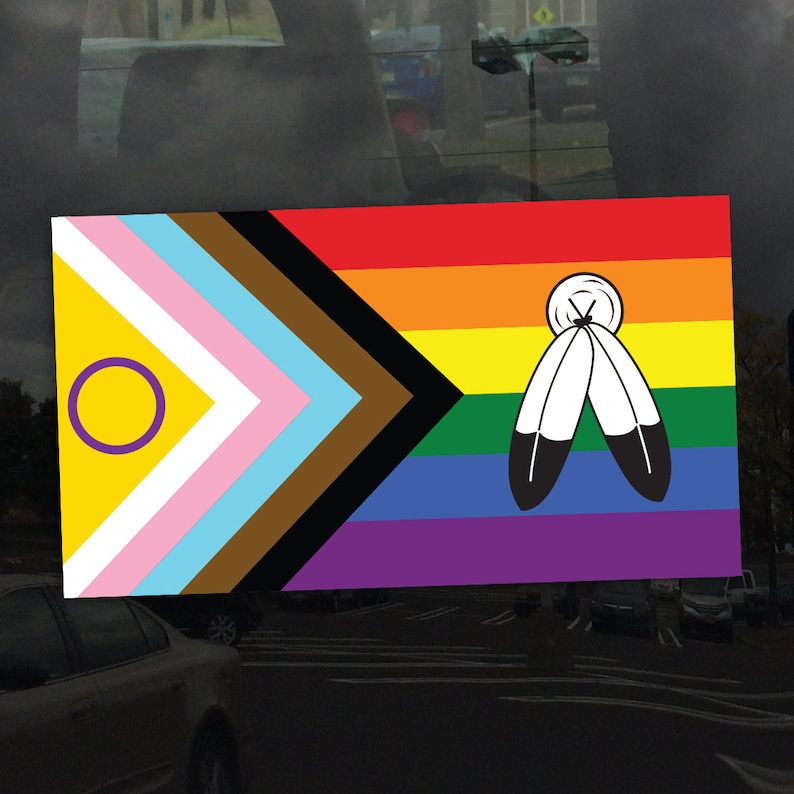 Two Spirit Intersex Progress Pride Flag LGBTQIA POC - Etsy