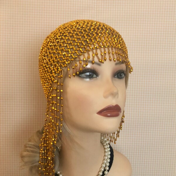 Beaded Headpiece - Etsy