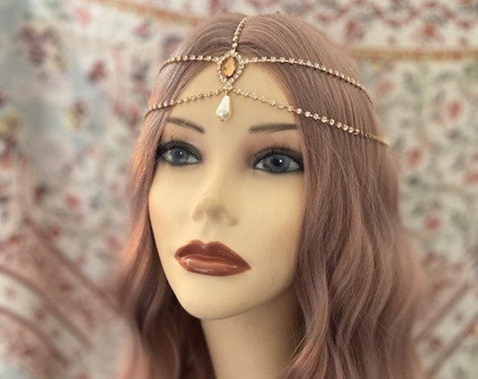 1920s Style FULLY Beaded Multi-color Mardi Gras Fringe FLAPPER Head Cap ...