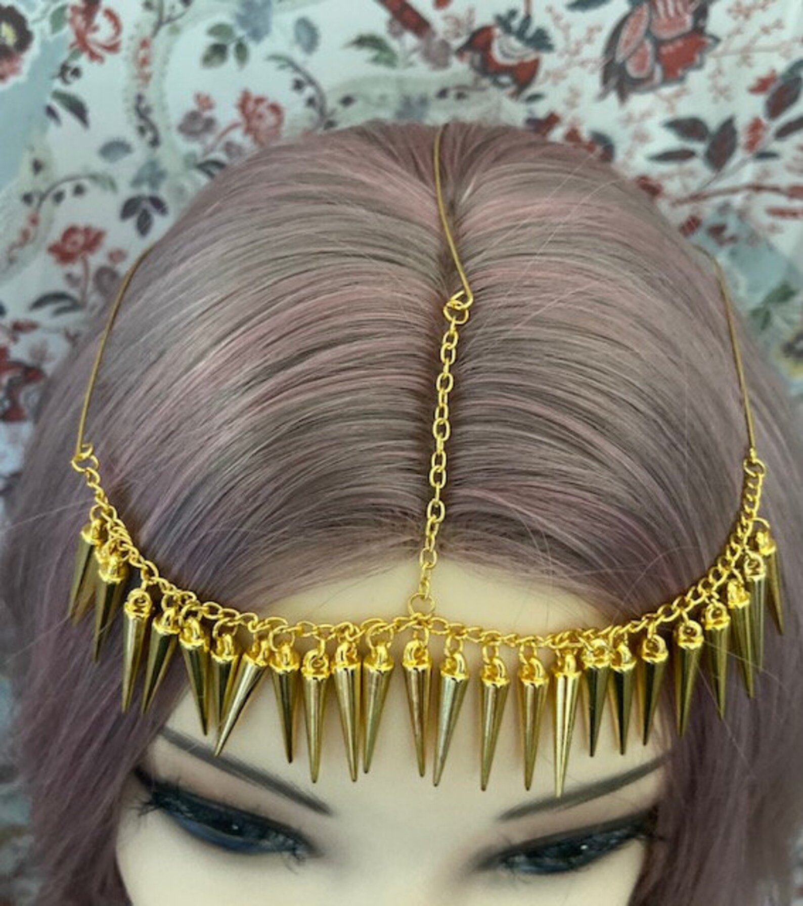 Gold MEDIEVAL RENAISSANCE MAIDEN Headdress Headpiece Cosplay - Etsy ...