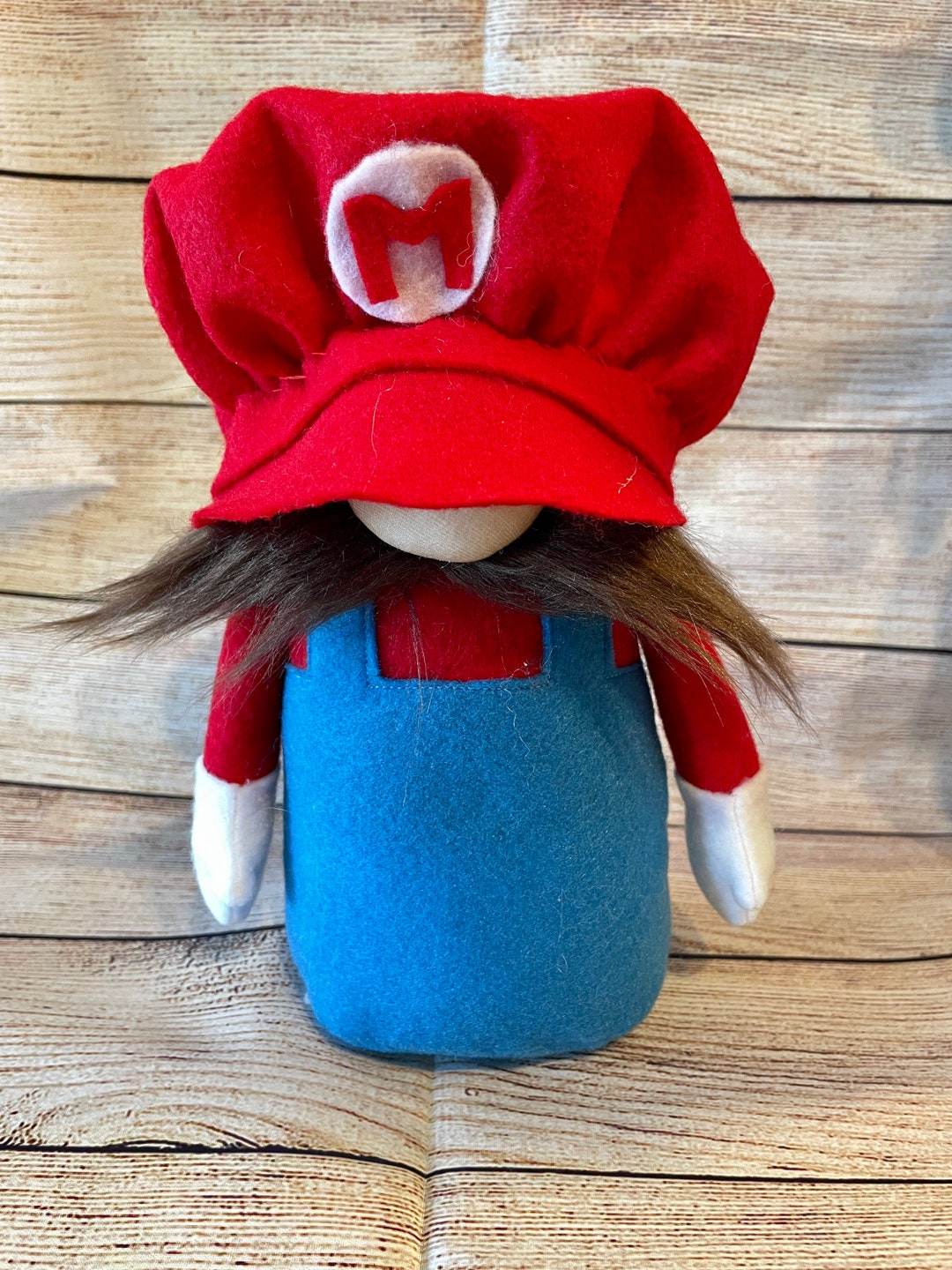 Mario - Super Mario Bros Inspired Gnome - Etsy