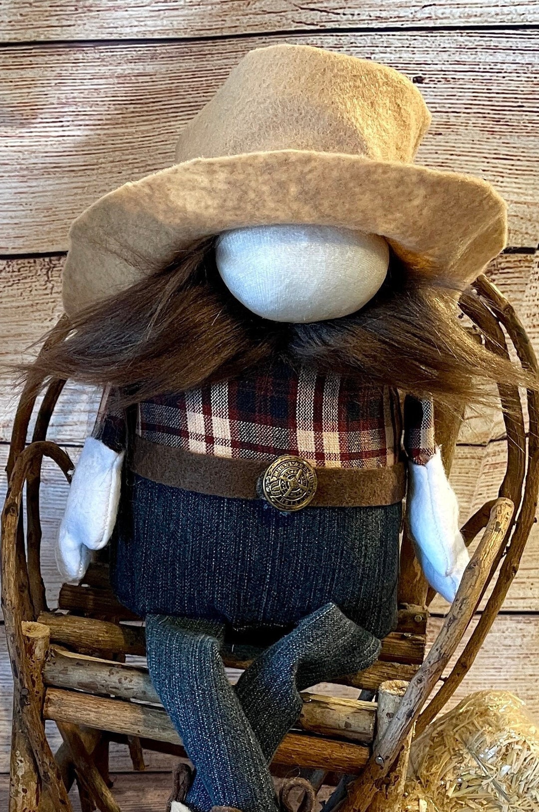 Hank Cowboy Inspired Gnome - Etsy