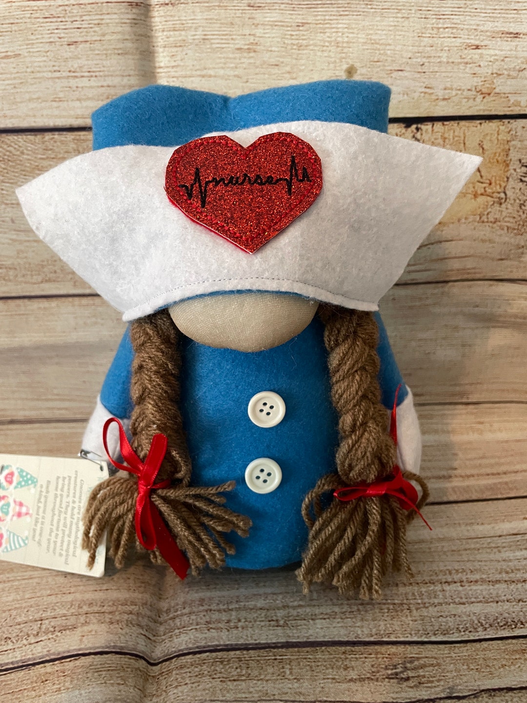 Betty - Nurse Inspired Gnome - Etsy