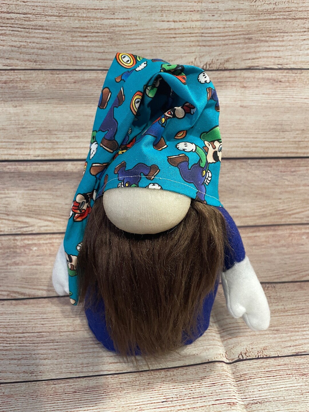 Mario - Super Mario Bros Inspired Gnome - Etsy