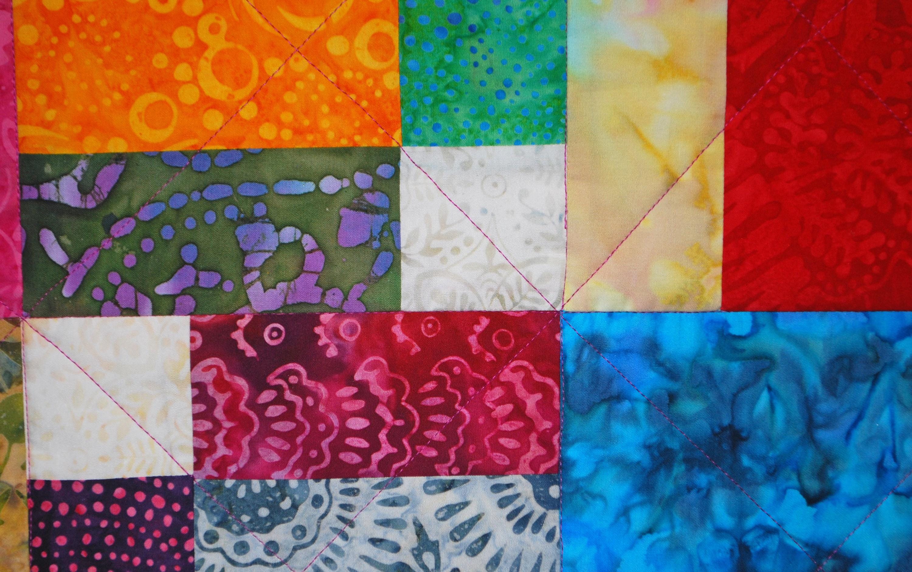 Batik Wall Hanging, Small Quilt, Quilted Wall Art - 25" X 31" - Etsy