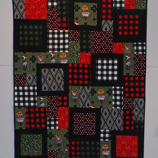 Christmas Lap Quilt - Etsy